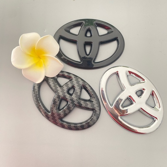 Accents | 65mm Steering Wheel Center Emblem For Toyota Yaris Crossauris ...